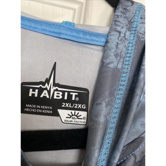 Habit | Shirts | Habit Mens Upf 4 Uv Protection Hooded Performance ...